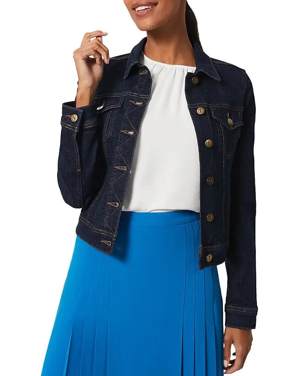 HOBBS LONDON Mariam Denim Jacket - Indigo