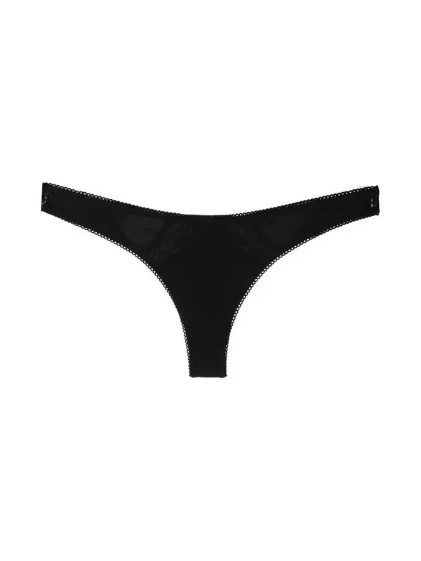 Stella McCartney Embroidered-edge Thong