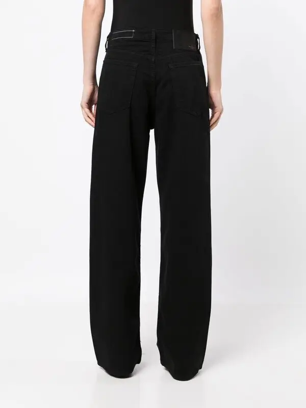 Rag & Bone Logan Wide-leg Trousers - Black