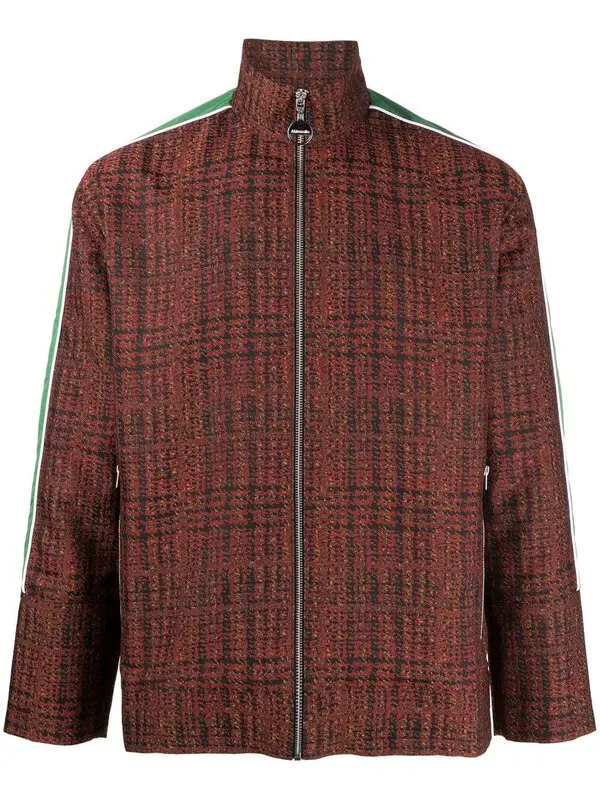 Ahluwalia Check-pattern Zip-up Jacket