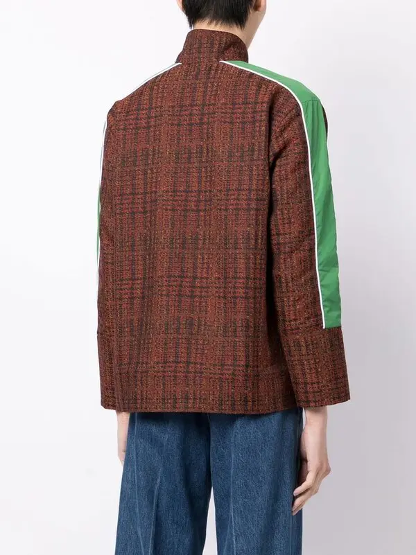 Ahluwalia Check-pattern Zip-up Jacket