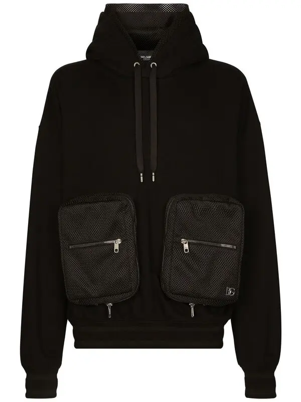 Dolce & Gabbana Pouch-pocket Hooded Jacket