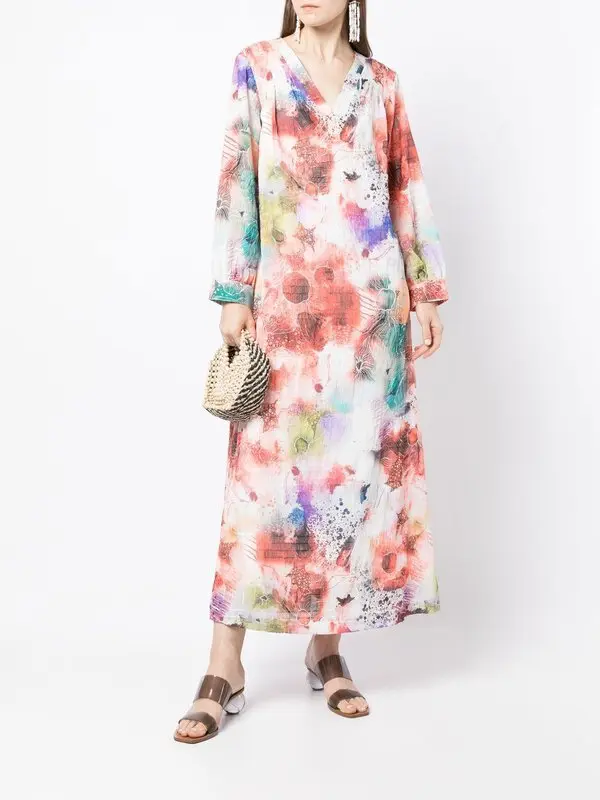 BAMBAH Gardenia Floral Maxi Dress