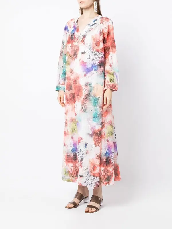 BAMBAH Gardenia Floral Maxi Dress