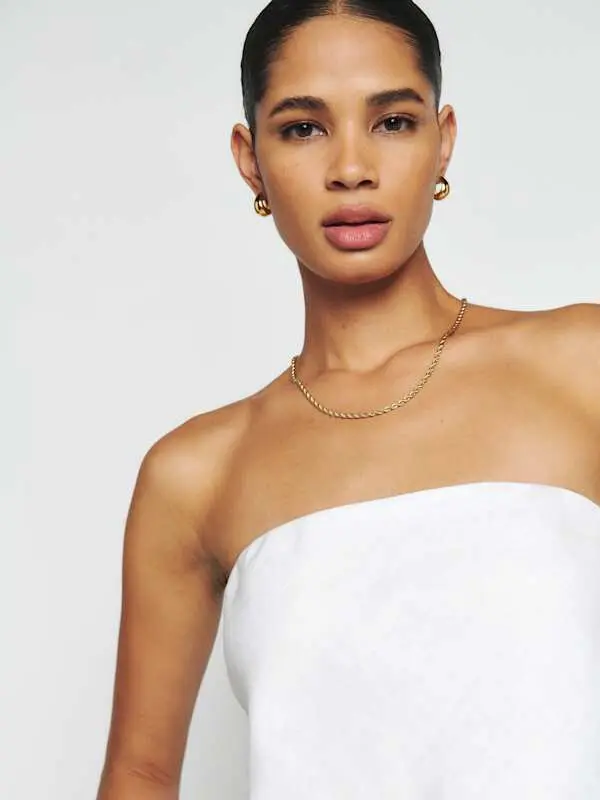 REFORMATION Spritz Top - Ivory