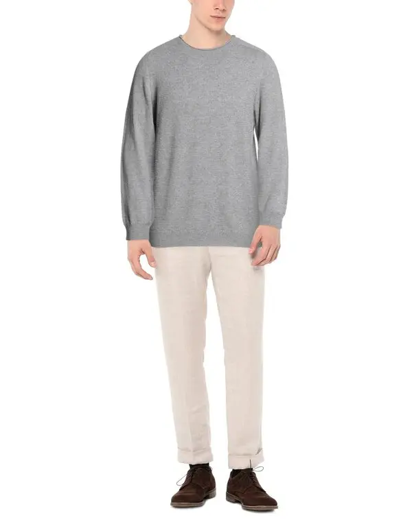 Alpha Studio Solid Round Neck Sweater