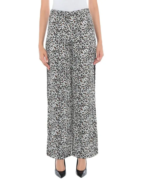 TWENTY EASY BY KAOS Leopard-print Wide Leg Pants