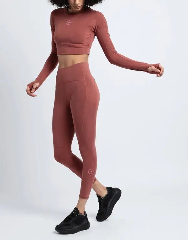 Adidas By Stella McCartney Long Sleeve Cropped Top - Red