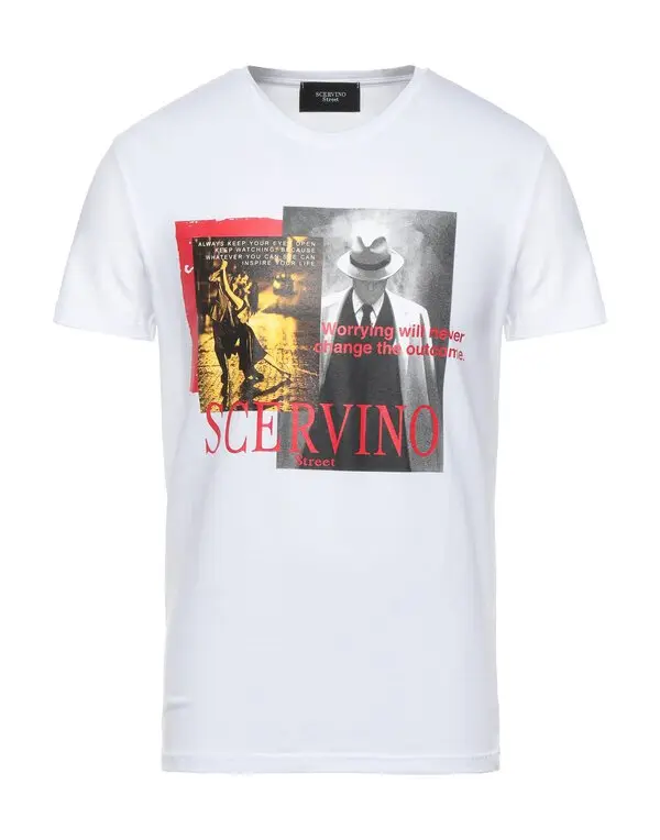 Ermanno Scervino T-shirt Size Cotton, Elastane - White