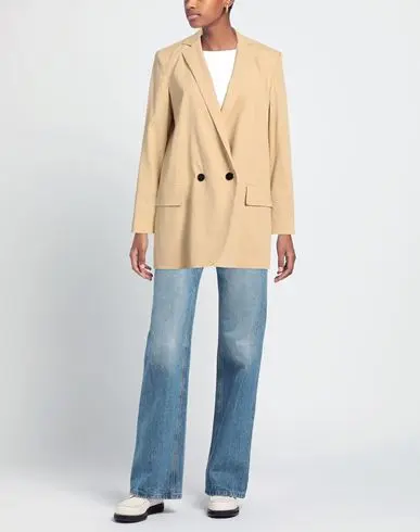 Theory Double-breasted Blazer - Sand