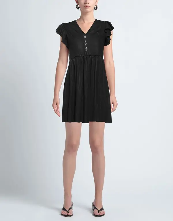 ODI ET AMO Mini Trapeze Dress - Black