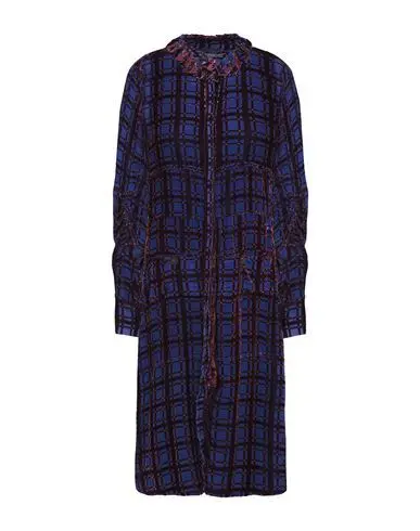 carven shirt dress Carven Multicolor Striped Asymmetrical Midi Shirt Dress sz 42