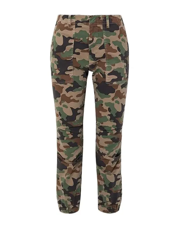 NILI LOTAN Tapered Camouflage Slim-leg Cargo Pants