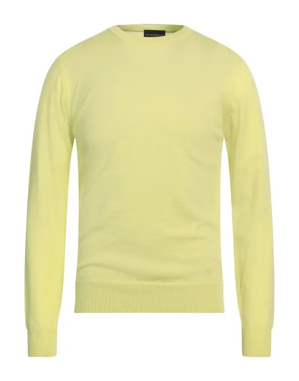 Emporio Armani Lime Virgin Wool Sweater - Green