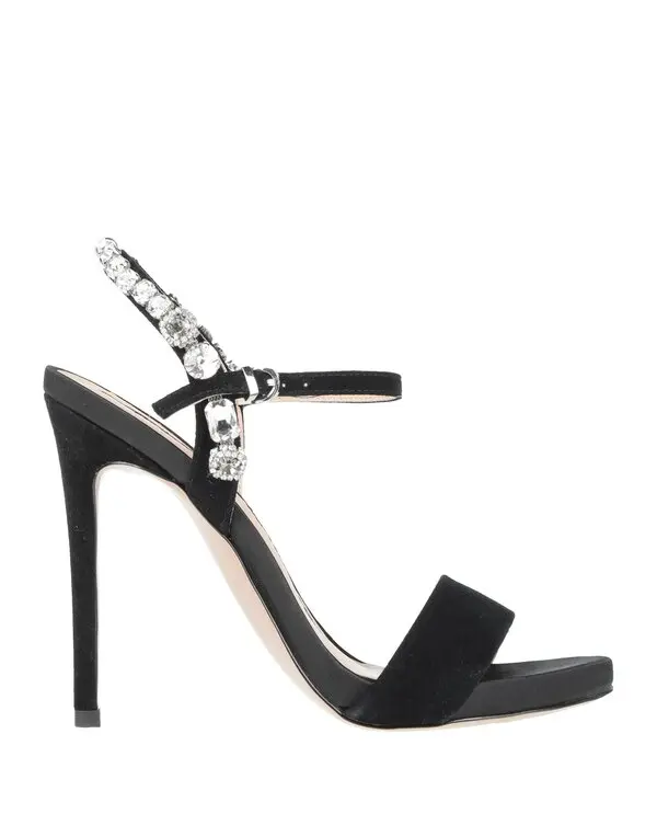 LUCIANO BARACHINI Sandals Size Soft Leather