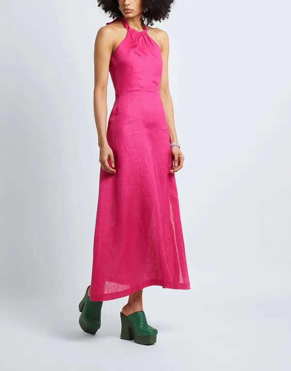 yoox pink dress PINKO Pink Women's Short Dress