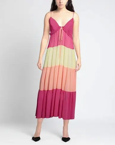 SIMONA CORSELLINI Flared Maxi Dress