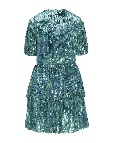ANIYE BY Mini Sequined Tulle Dress - Turquoise