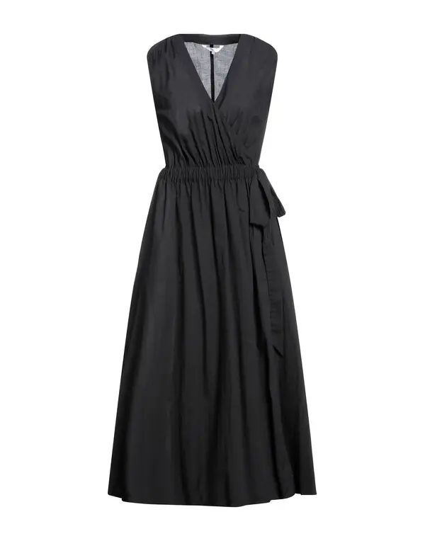 XACUS Maxi Shirt Dress - Black
