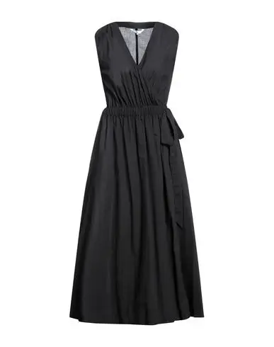 XACUS Maxi Shirt Dress - Black
