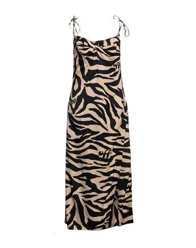 OFF-WHITE™ Zebra Print Maxi Dress