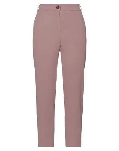 SOALLURE Tapered High Waisted Pants - Beige