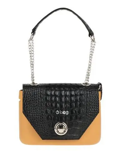 O BAG Handbag With Crocodile Print And Chain Strap