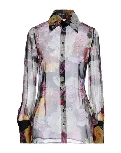 Dolce & Gabbana Floral Print Silk Shirt