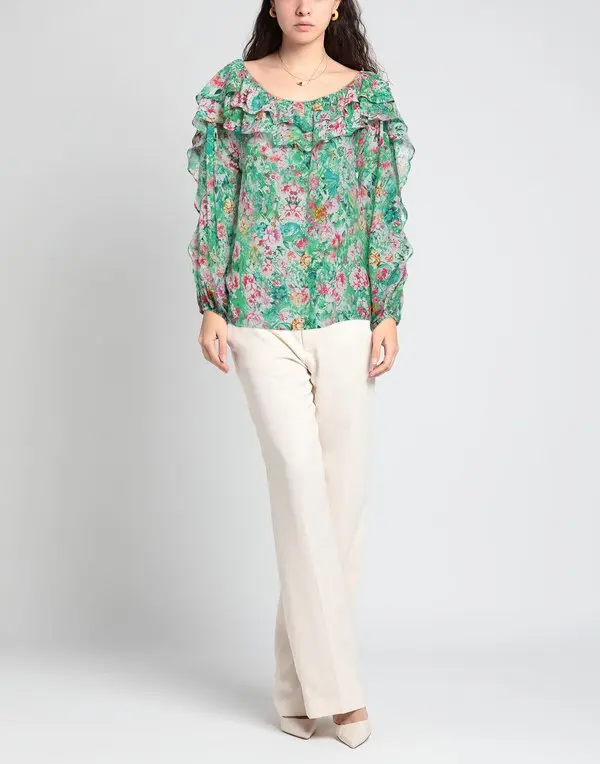 INÓA Floral-print Silk Top
