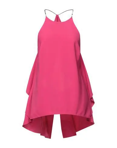 MARCIANO Ruched Sleeveless Top - Fuchsia
