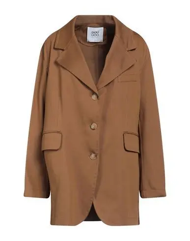 DOUUOD Overcoat & Trench Coat - Camel