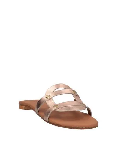VIVIAN Slide Sandals - Rose Gold
