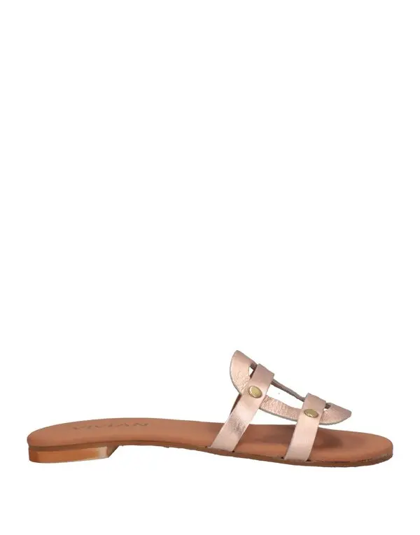 VIVIAN Slide Sandals - Rose Gold