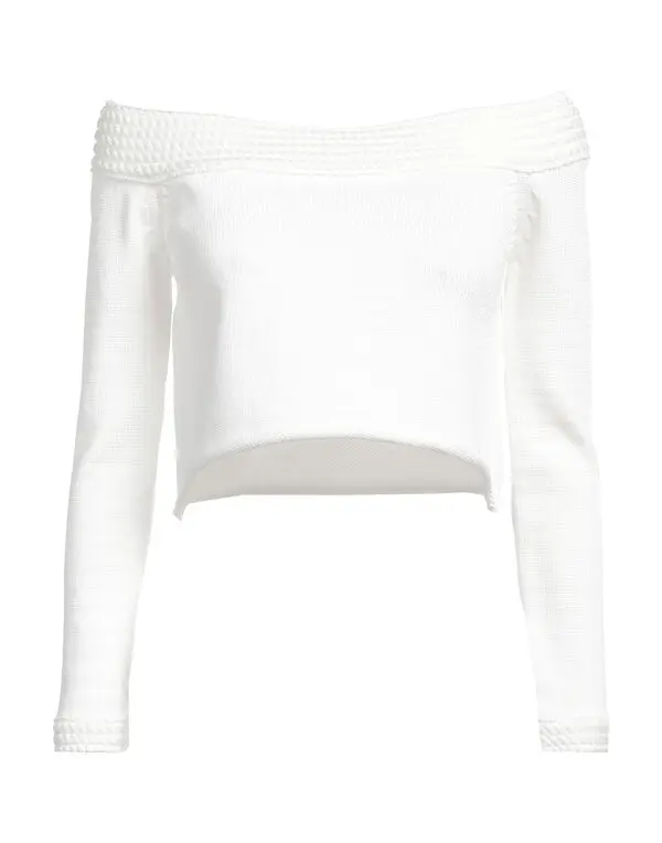 ANTONELLA RIZZA Solid Sweater - White