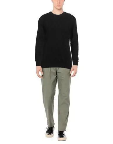 Alpha Studio Sweater In Viscose, Nylon, Wool, Cashmere, And Polyester - Black
