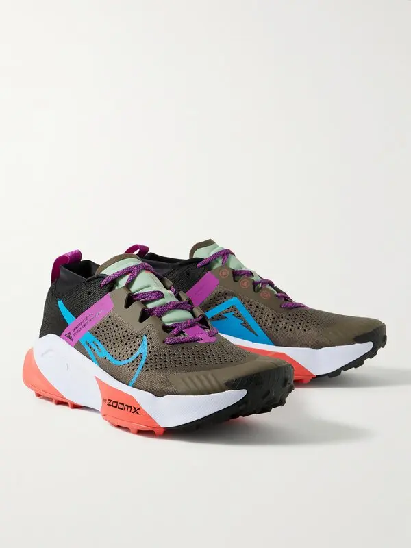 Nike Zoomx Zegama Rubber-trimmed Mesh Trail Running Sneakers