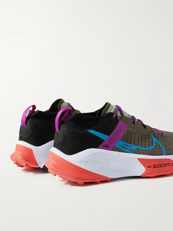 Nike Zoomx Zegama Rubber-trimmed Mesh Trail Running Sneakers