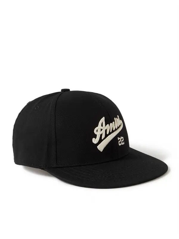 Amiri Logo-embroidered Cotton-twill Baseball Cap