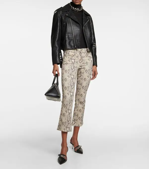 FRAME Le Crop Mini Flare Jeans