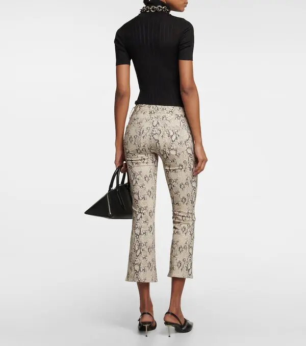 FRAME Le Crop Mini Flare Jeans
