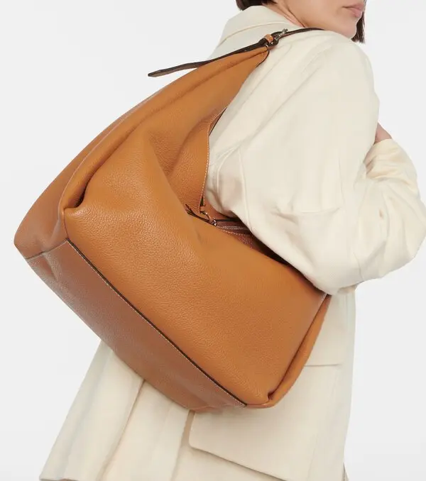 TOTEME Large Leather Tote Bag