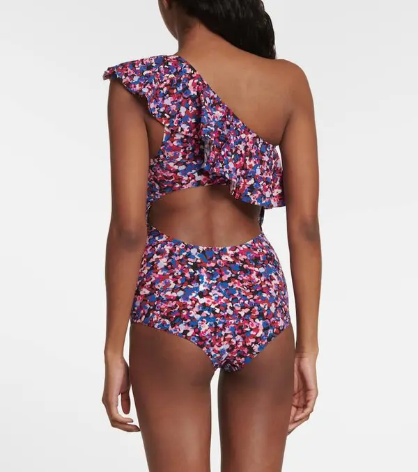 Isabel Marant Sicilya Floral Swimsuit - Multicoloured
