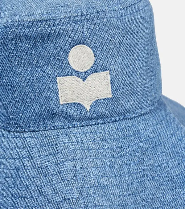 Isabel Marant Delya Denim Bucket Hat In Blue - 40% Off  display picture 1