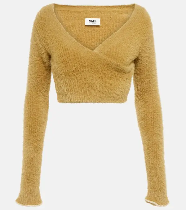 MAISON MARGIELA Knit Crop Top