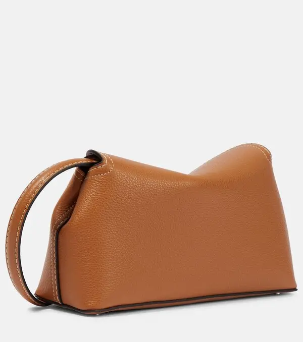 TOTEME T-lock Leather Clutch