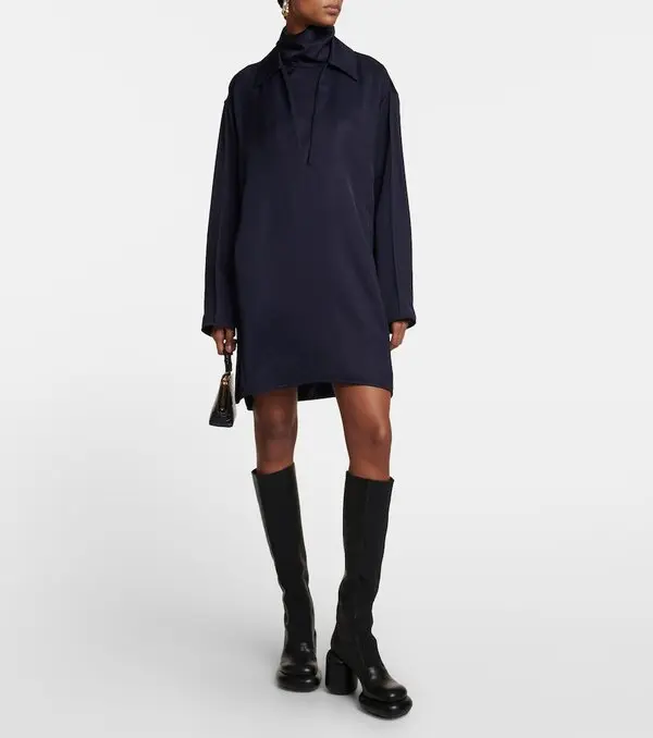 JIL SANDER High-neck Mini Dress