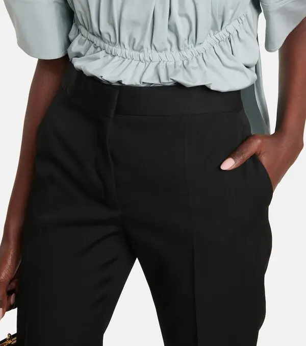 JIL SANDER Tailored Straight Wool Pants