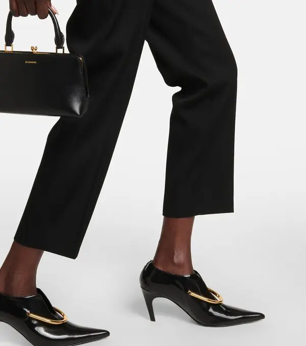 JIL SANDER Tailored Straight Wool Pants