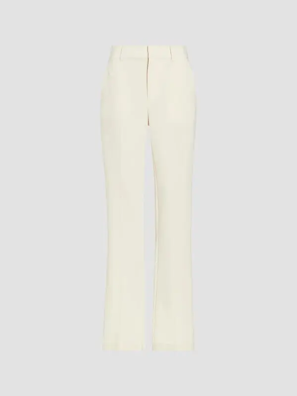 Cinq À Sept Kerry Crepe Straight-leg Pants - Ivory