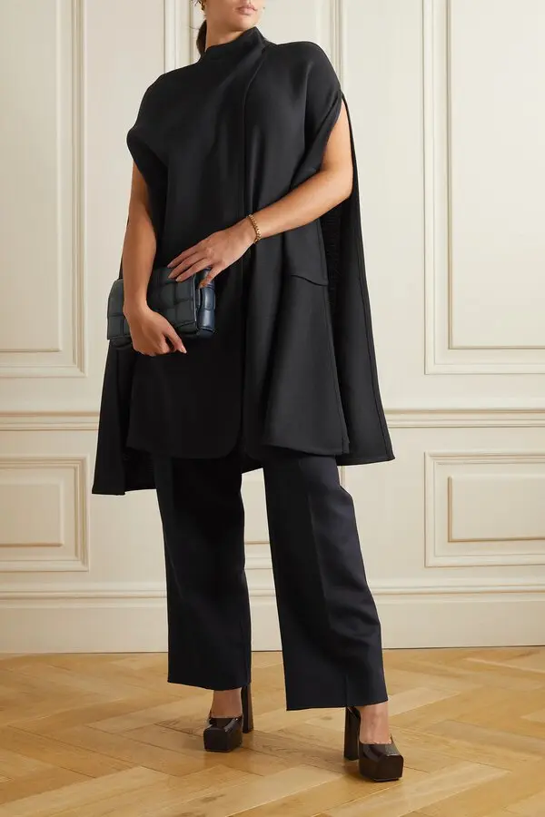 Stella McCartney Wool-crepe Cape